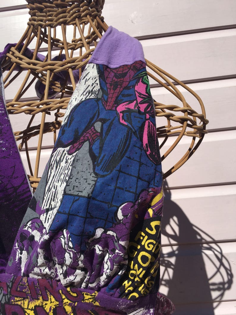 Red Mutha Spider-man Marvel Purple Lilac Floral Comic Con | Etsy