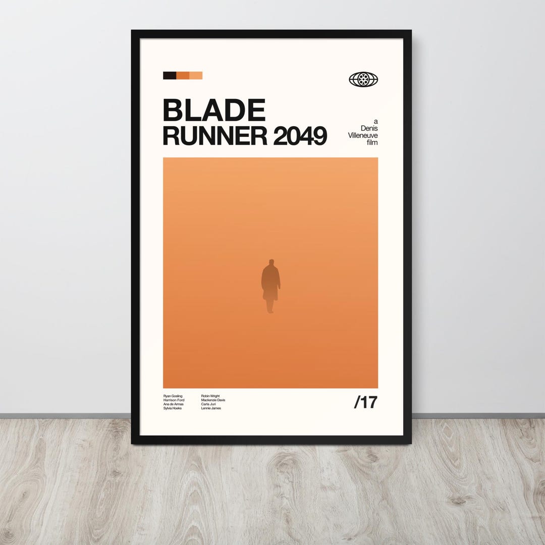 Blade Runner 2049 Poster – Minimalist Sci-fi Art, Futuristic Cityscape ...