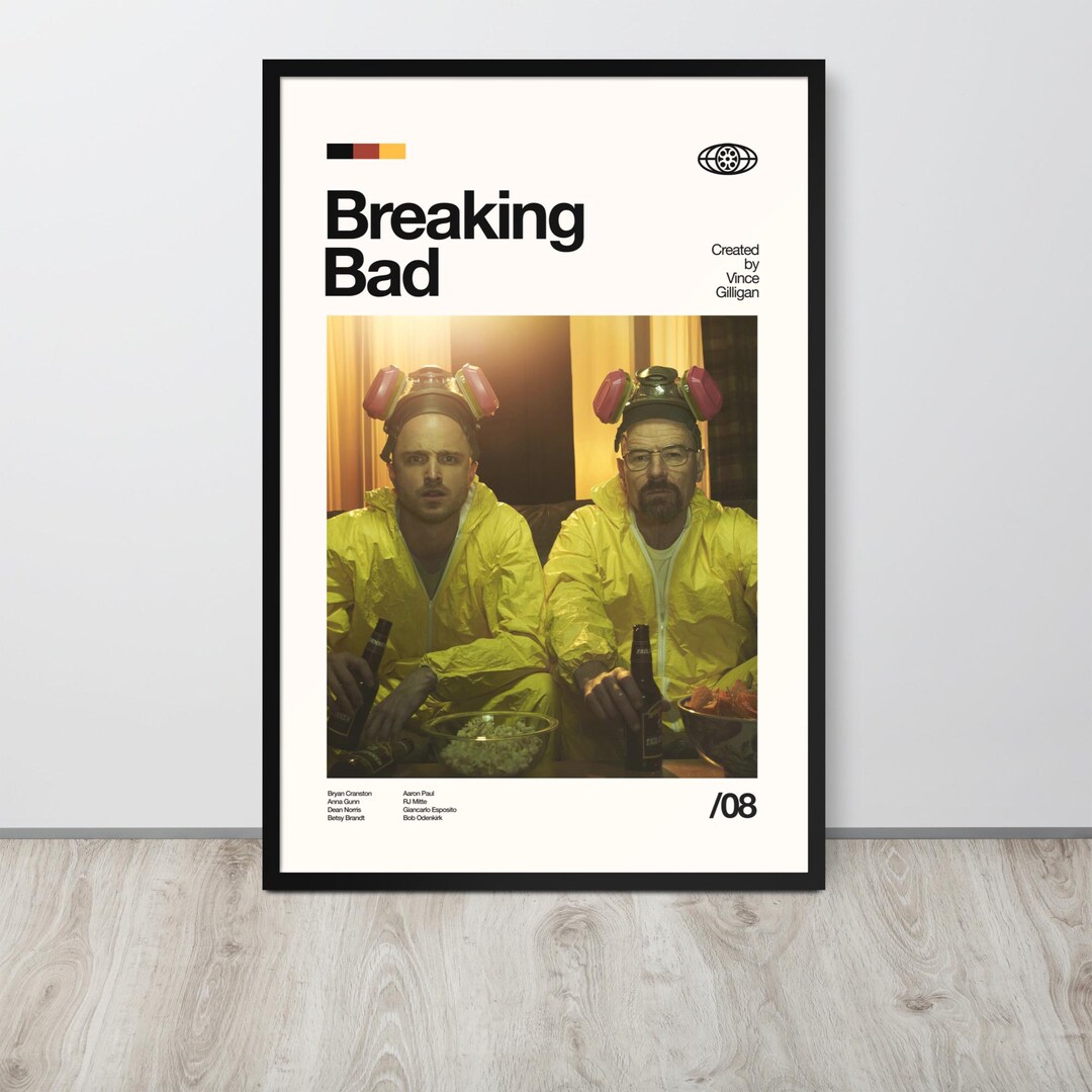 Breaking Bad Poster Minimalist Poster, Breaking Bad Print, Bryan ...
