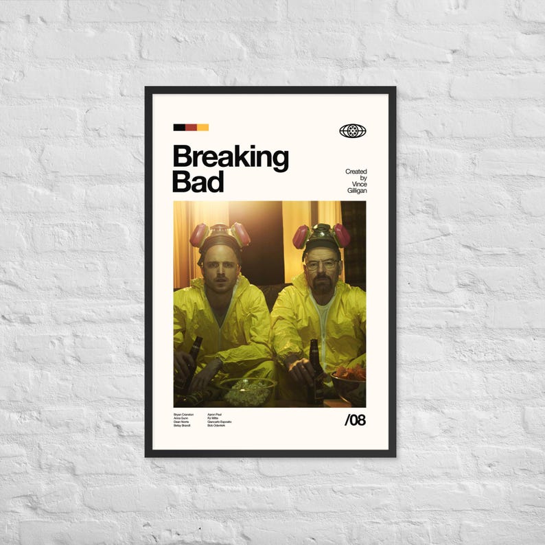Breaking Bad Poster Minimalist Poster, Breaking Bad Print, Bryan ...