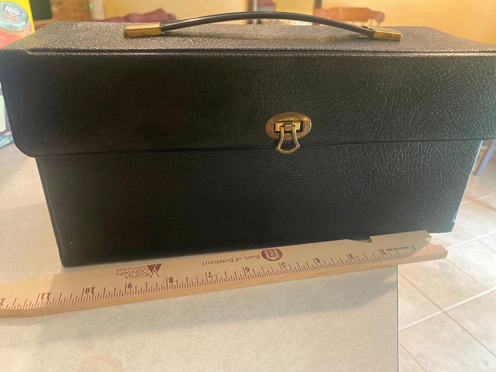 Vintage Leather 8-track Storage Carrying Case Carrier Holds 10 Tapes. 9 ...