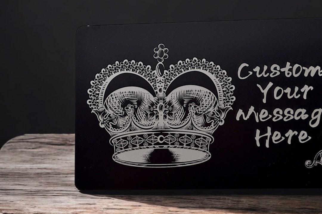 Custom Mandala King Crown Bookmark or Fridge Magnet Decor ...