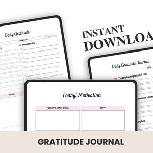 Gratitude Journal, Personal Diary, Writing Notebook, Planner ...
