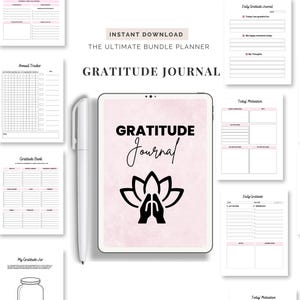 Gratitude Journal, Personal Diary, Writing Notebook, Planner ...