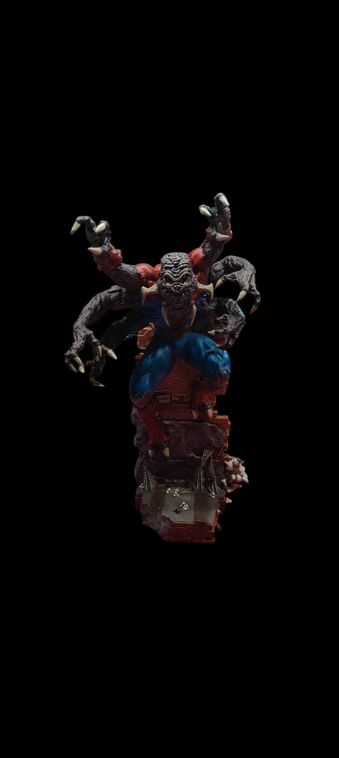 Spiderman Man-spider Monster Statue Wicked3d Resin Figure 3dprint ...