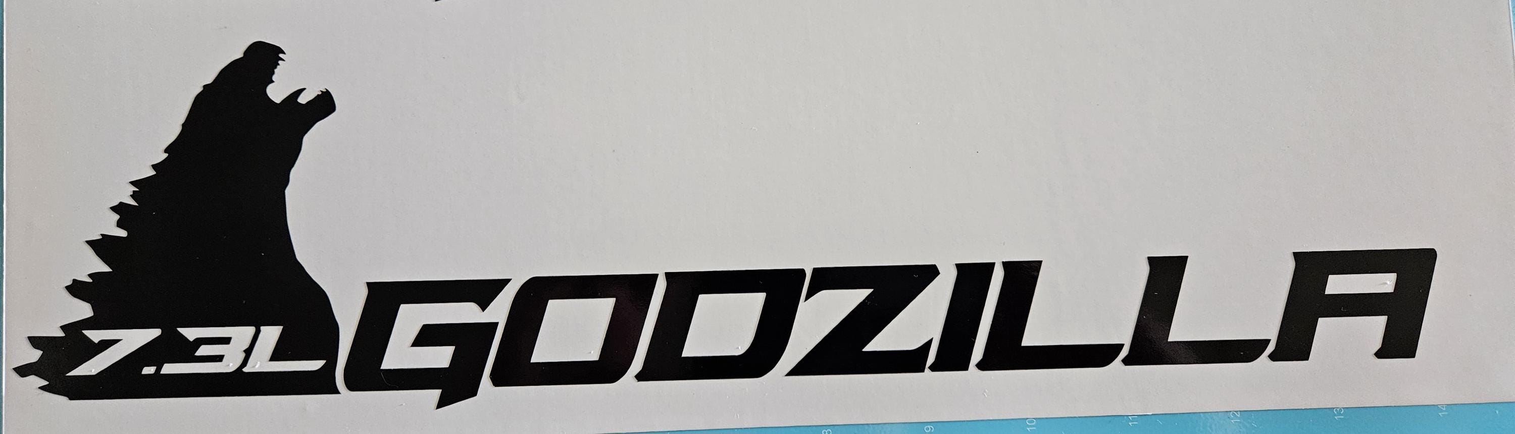 Godzilla Vinyl Sticker Decal, 7.3L Godzilla Vinyl Perfect for Vehicles ...