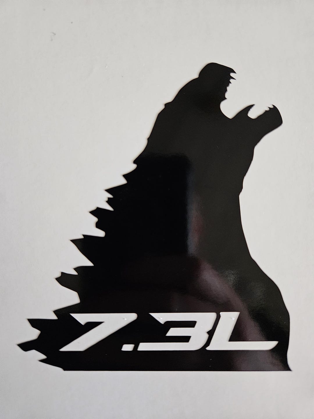 7.3L Godzilla Vinyl Decal Perfect for Your Vehicle Equipped With the ...