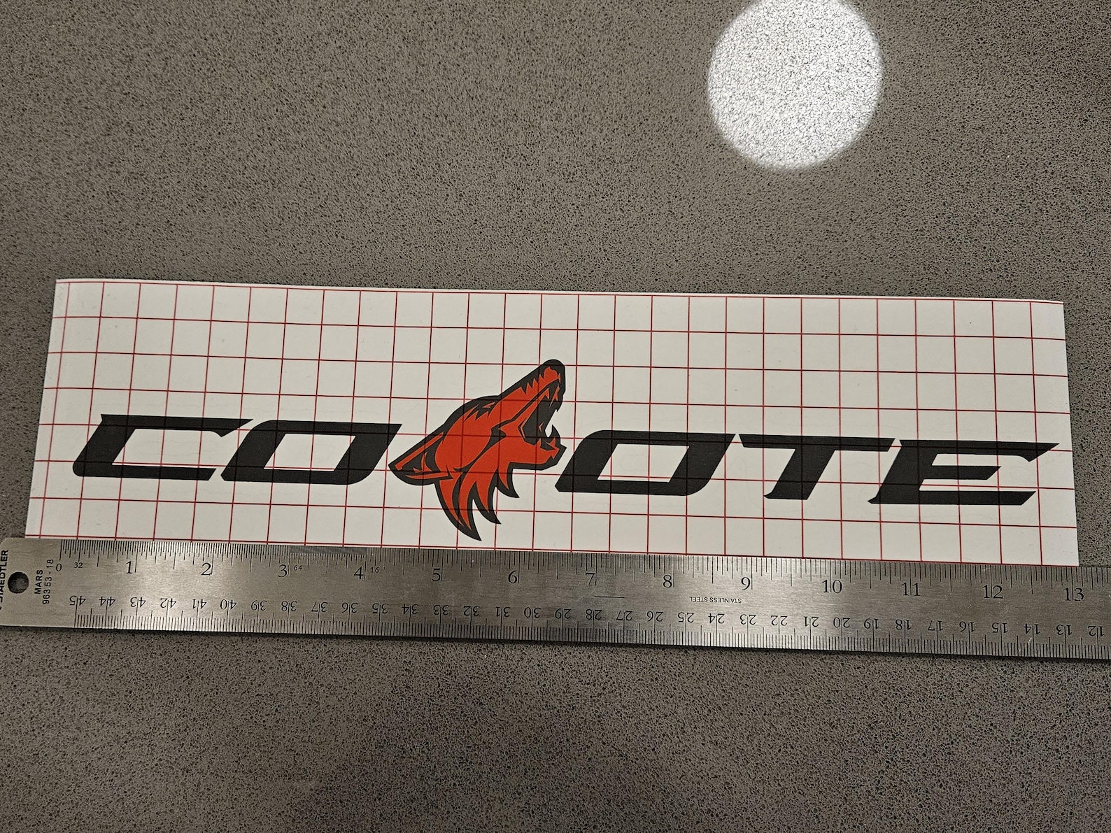 Coyote Vinyl Decal, Multi Color Vinyl Decal for Vehicles Equipped With ...