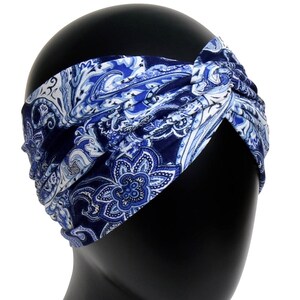 Bohemian Hippie Gypsy Turban Headband for Women Soft Wide | Etsy