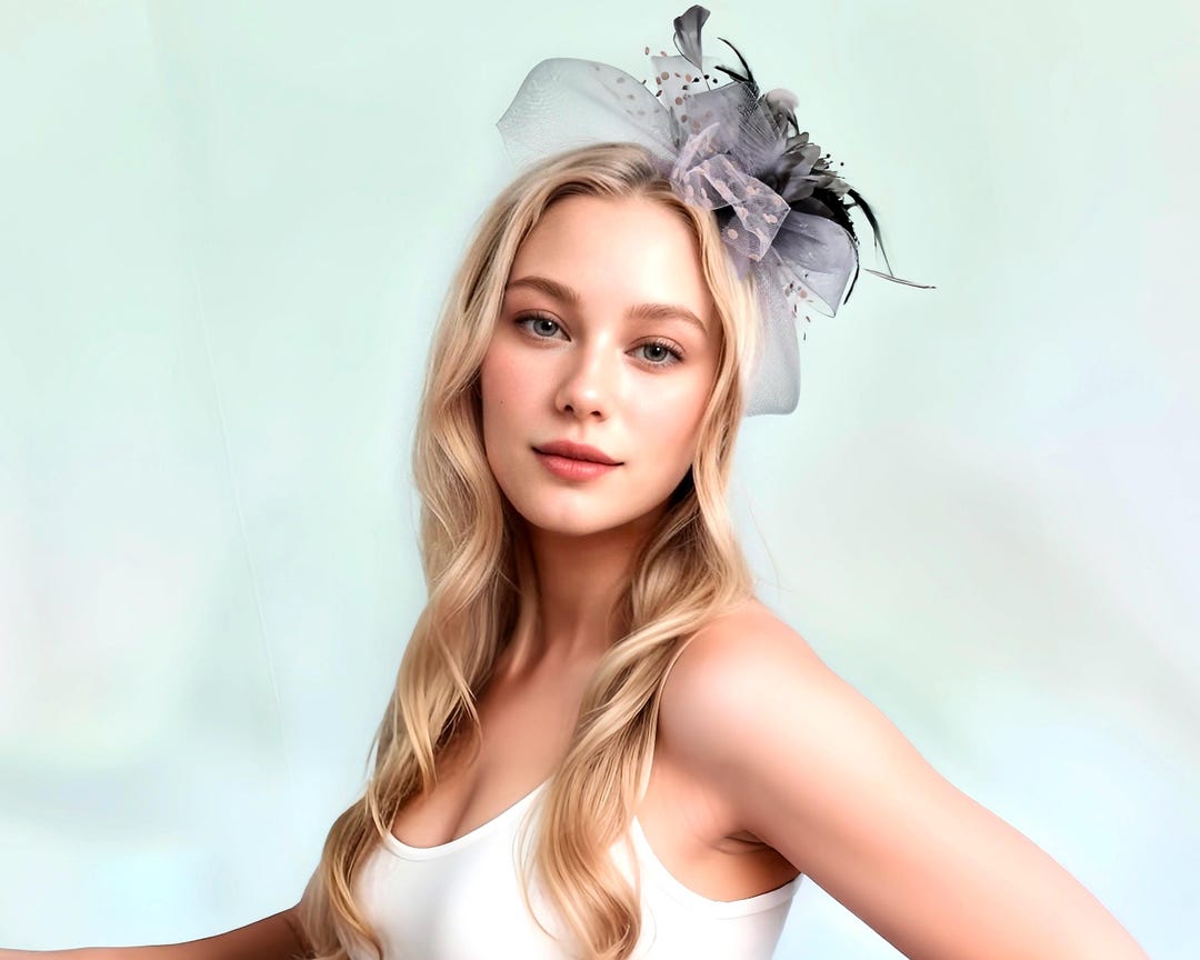 Fascinator Hat, 1950s Whimsy Hat, Summer Church Hat, Formal Headwear ...