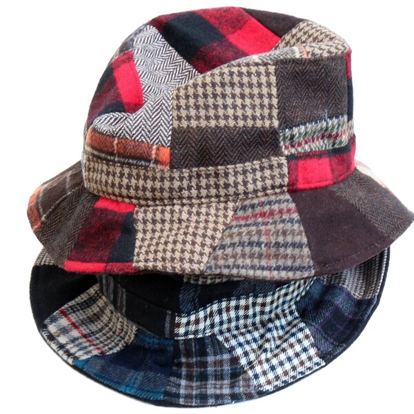 Patchwork Bucket Hat - Etsy