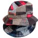 Plaid Bucket Hat Patchwork Hat Wool Tweed Men's Hat Women's Hat Winter ...