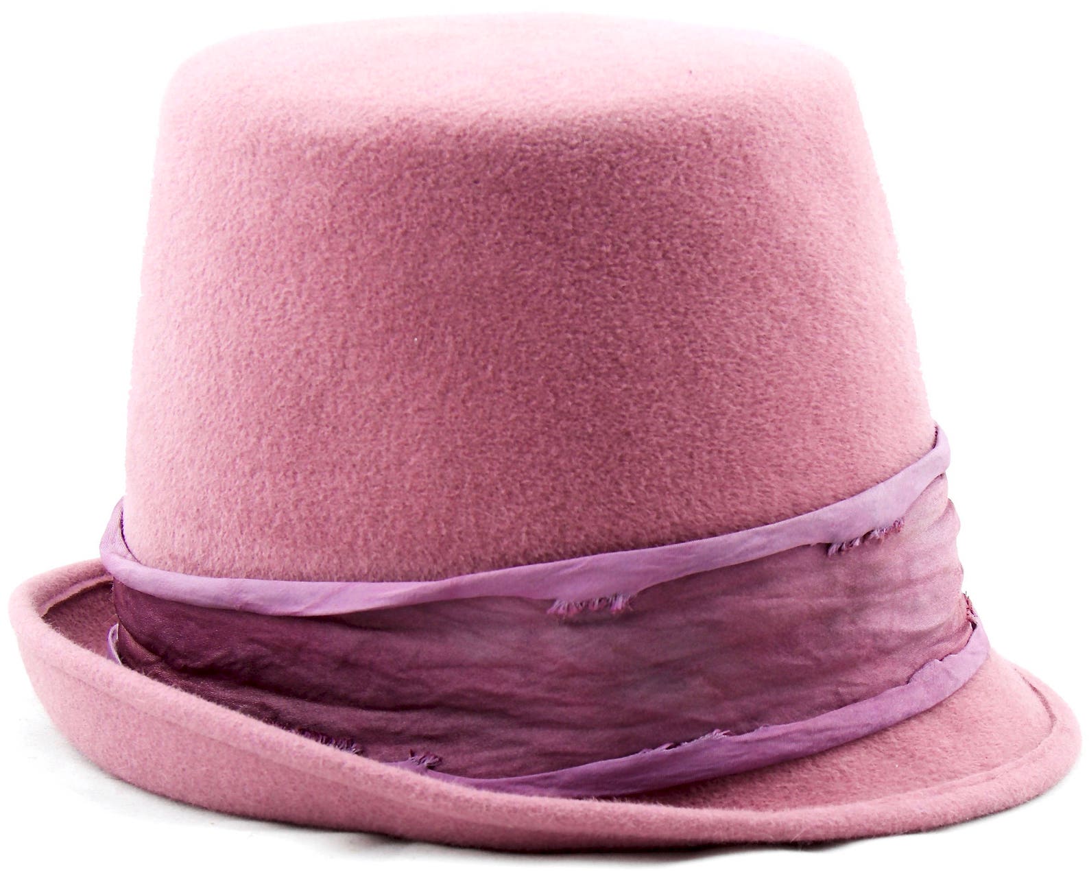 Top Hat Dusty Pink Top Hat Victorian Riding Hat Women's | Etsy