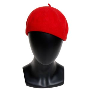Mini Beret Hat Small Wool Beret Hat Mini French Beret Tiny Beret Black ...