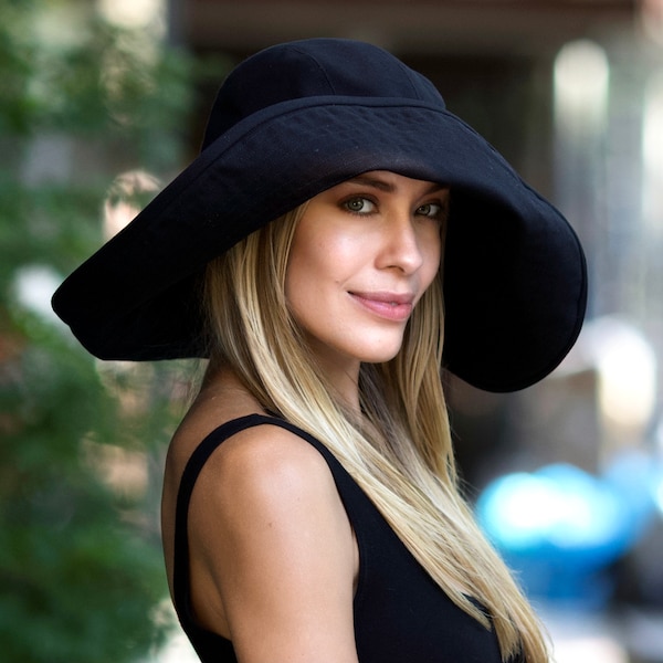 Wide Brim Hat - Etsy