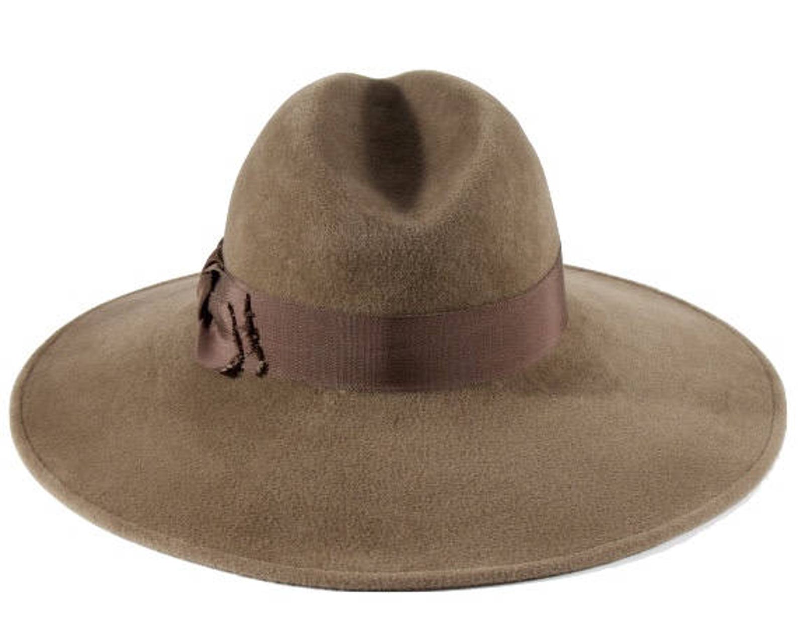 Wide Brimmed Fedora Hat Women's Hat Fall Fashion Fall | Etsy