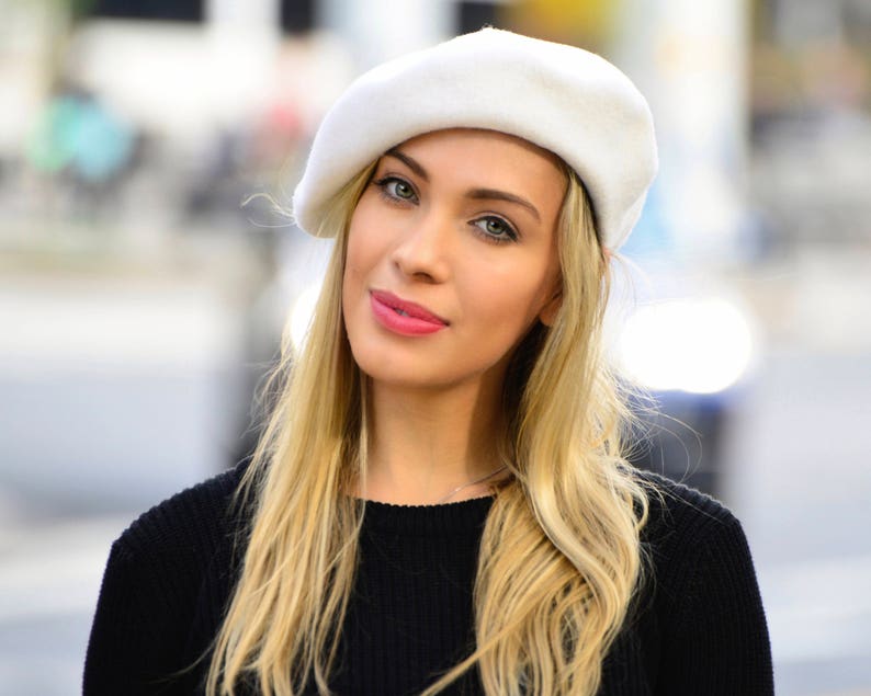 Knit Beret Hat French Beret Wool Beret European Beret - Etsy