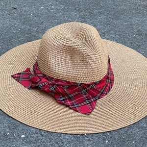 Fedora Sunblock Hat, Packable Hat, Crushable Hat, Mad for Plaid, Travel ...