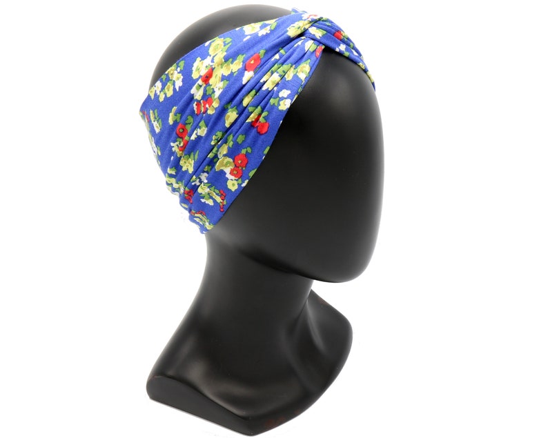 Floral Turban Headband: Handmade Boho Head Wrap - Etsy