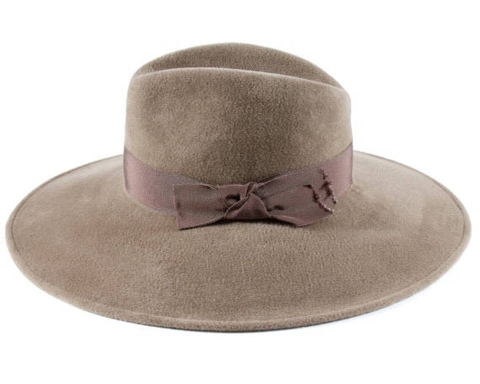 Wide Brimmed Fedora Hat Women's Hat Fall Fashion Fall | Etsy