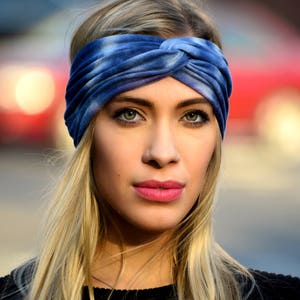 Bohemian Hippie Gypsy Turban Headband for Women, Soft Wide Headband ...