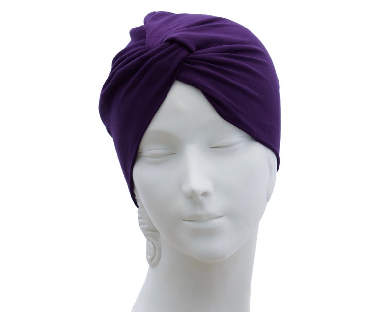 Gray Turban Hat Stretch Adult Full Turban 1940s Fashion Turban | Etsy