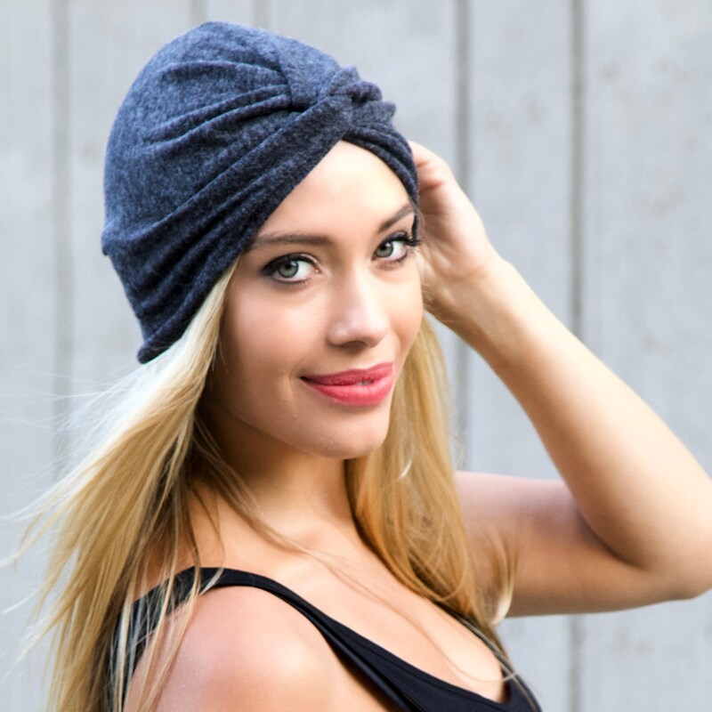 Knit Turban Hat - Etsy