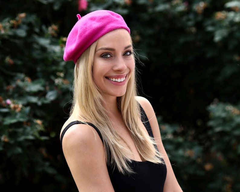 Beret Small Beret Mini Beret Gift for Her Spring Fashion - Etsy