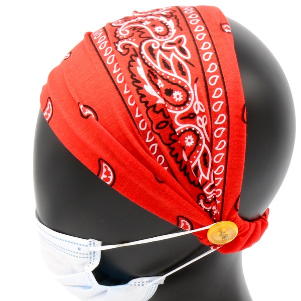 Mask Holder Headband - Etsy