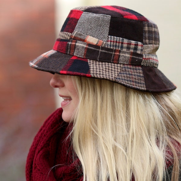 Wool Tweed Hat - Etsy