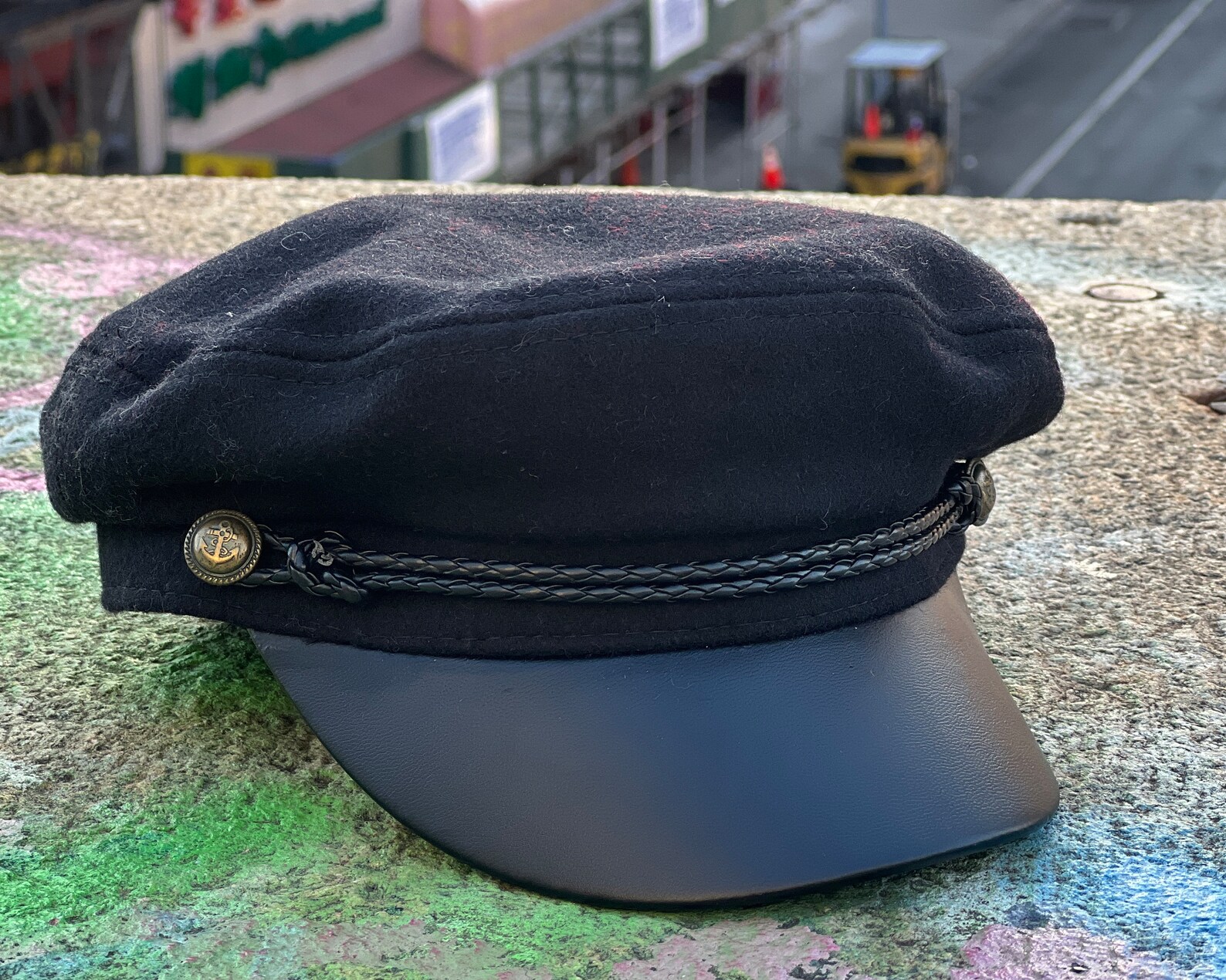 Greek Sailor Cap: Mariner's Nautical Hat With Rope Trim - Etsy