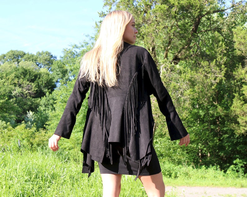 Fringe Jacket Burnt Orange Fall Fashion Boho Fringe Fashion | Etsy