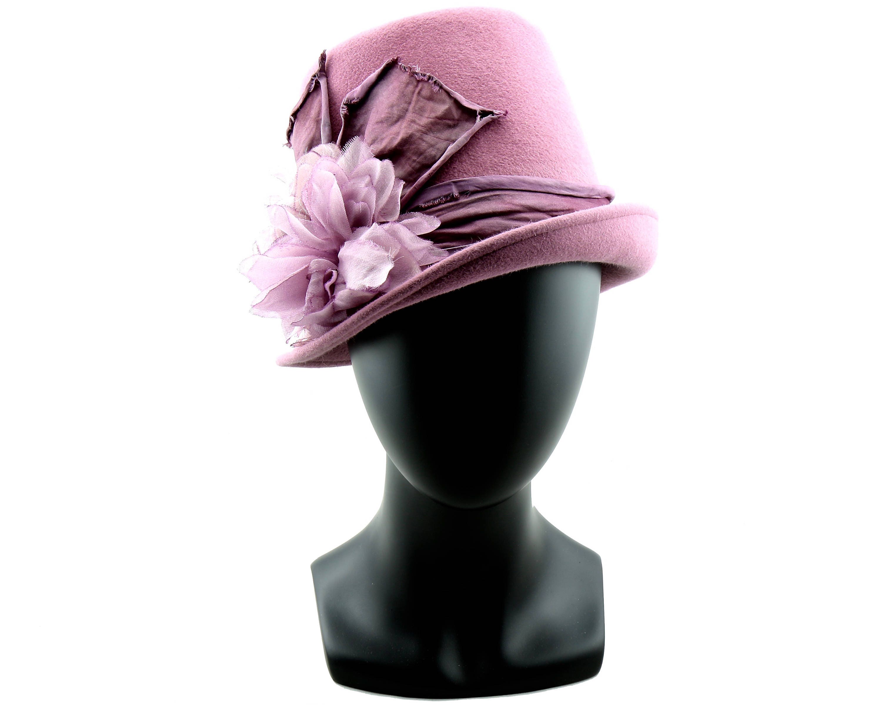 Top Hat Dusty Pink Top Hat Victorian Riding Hat Women's | Etsy