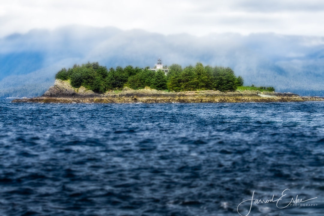Guard Island Lighthouse - Alaska - Travel Photography - Etsy