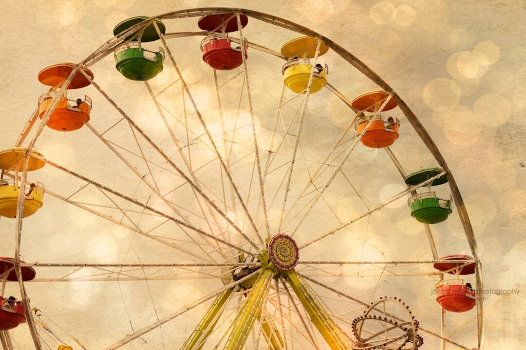 State Fair - Ferris Wheel - Fine Art Print - Summer Fun - Etsy