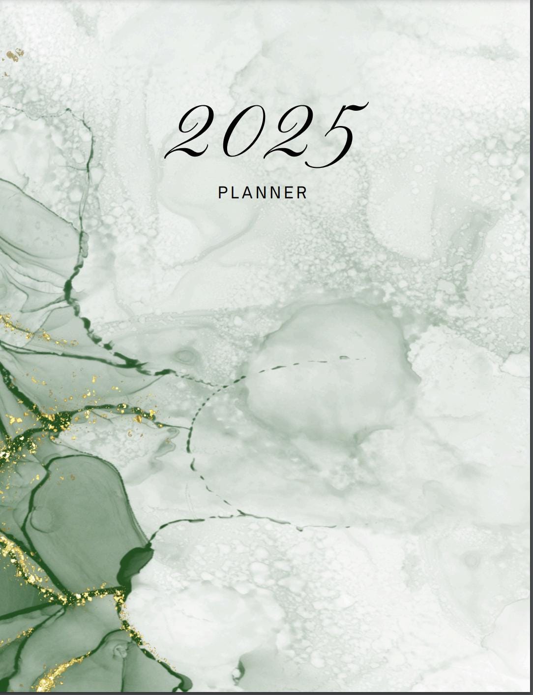 2025 Planner With Meal Planner and Journal. Habit Tracker and Budget ...