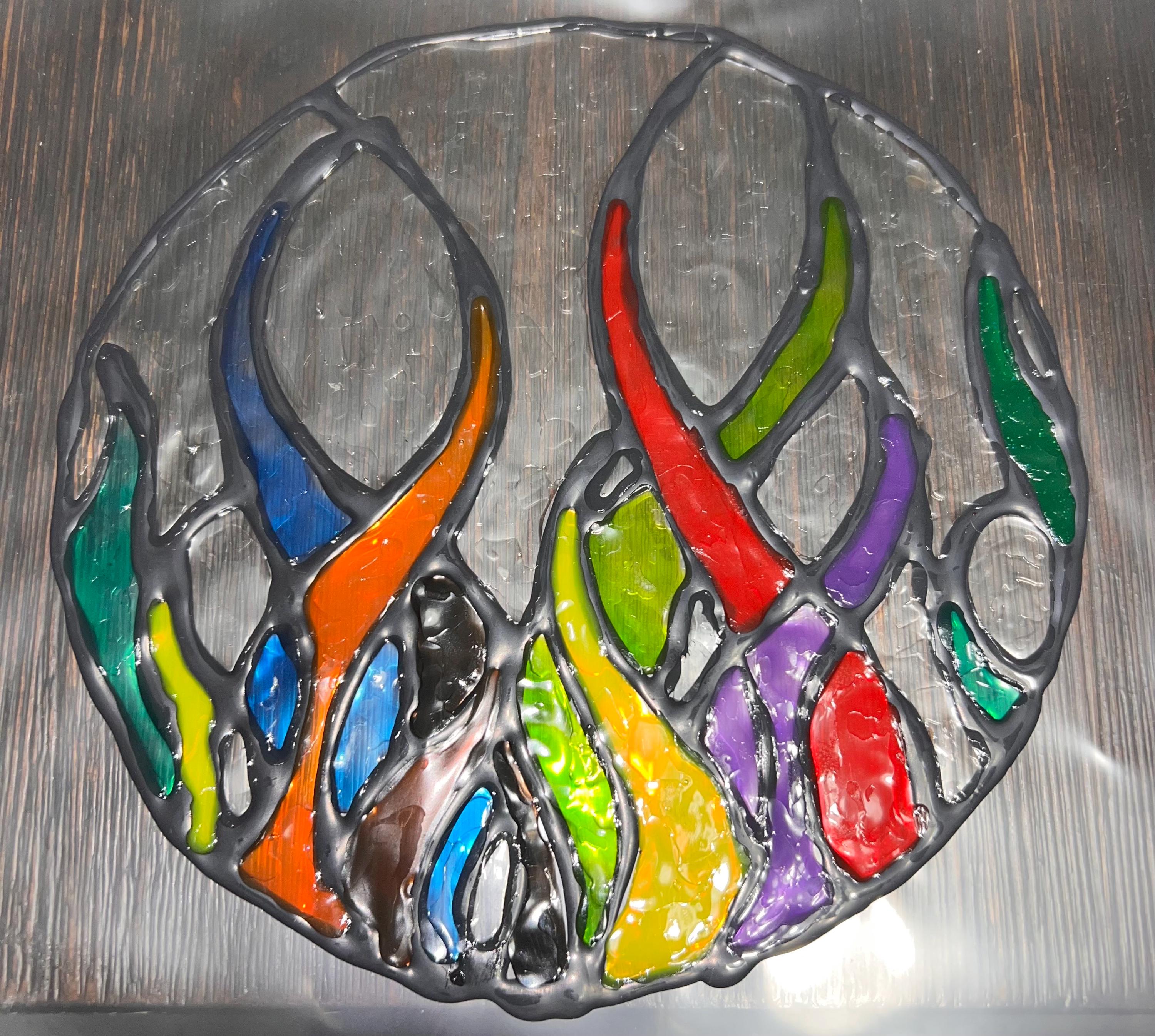 Stained Glass Window Sticker Transparent - Etsy