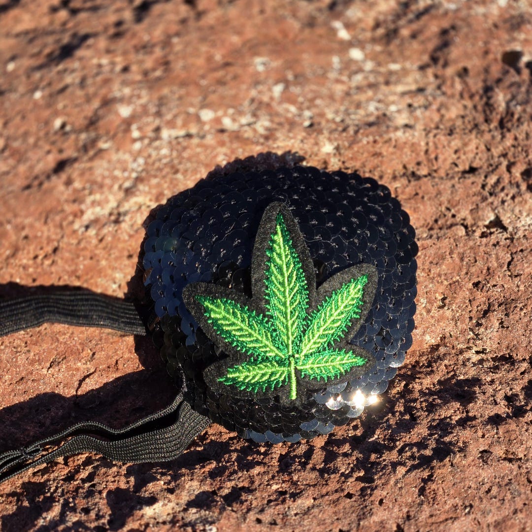 Marijuana Leaf Eye Patch, Dank, Loud, Pot, Grass, Ganja, Gas, Reefer ...