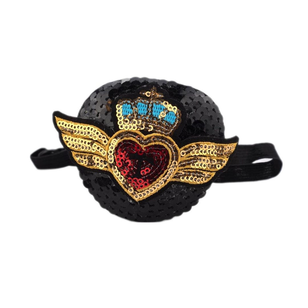 Sacred Heart Eye Patch, Gold Crown Eyepatch, Surgery Eyepatches ...