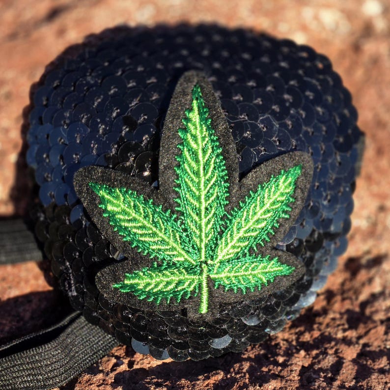 Marijuana Leaf Eye Patch, Dank, Loud, Pot, Grass, Ganja, Gas, Reefer ...
