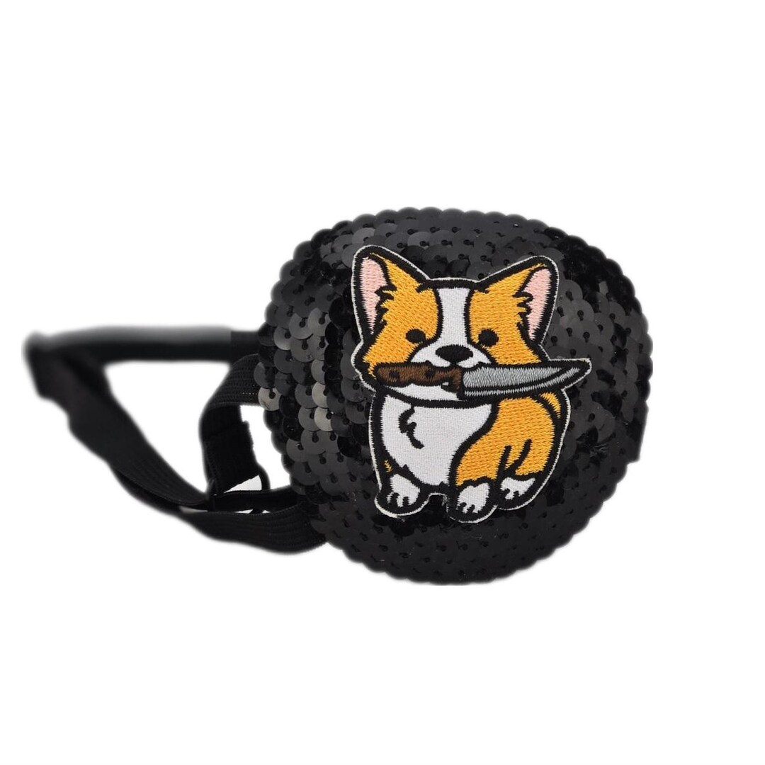Corgi With a Knife Eye Patch, Adjustable Eyepatch, Surgery Eyepatches ...