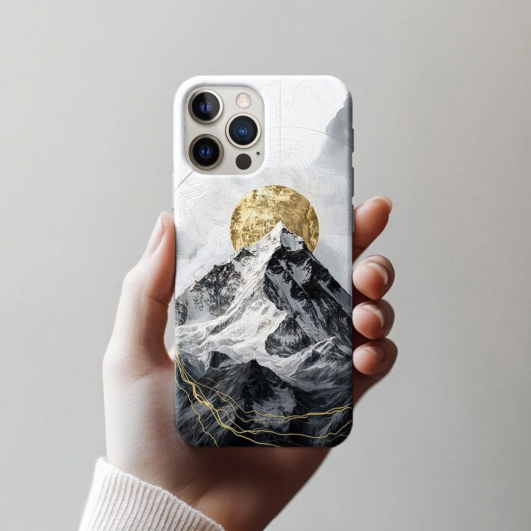 Mount Everest Snow Mountains Art High-premium Custom Design Phone Case ...