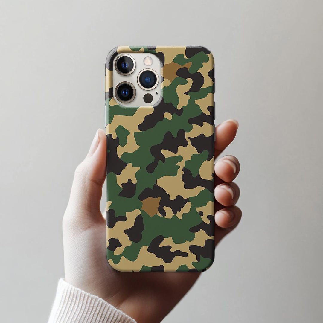 Camouflage Military Pattern Premium Custom Design Phone Case for iPhone ...