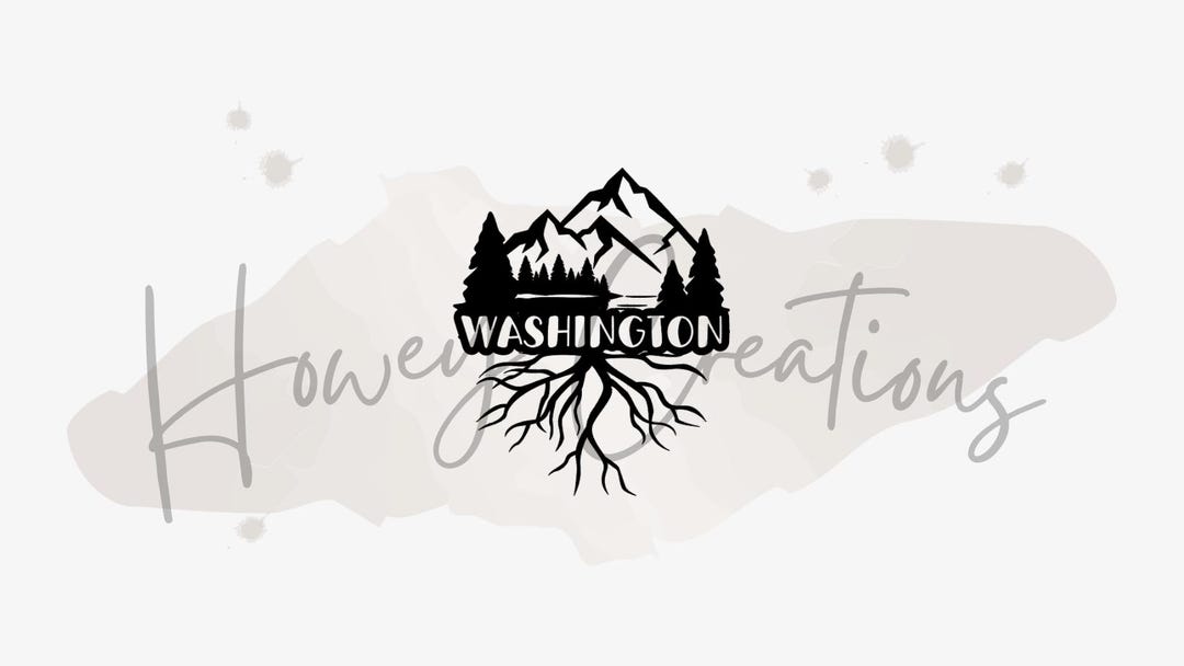 Washington Roots Vinyl Decal - Etsy
