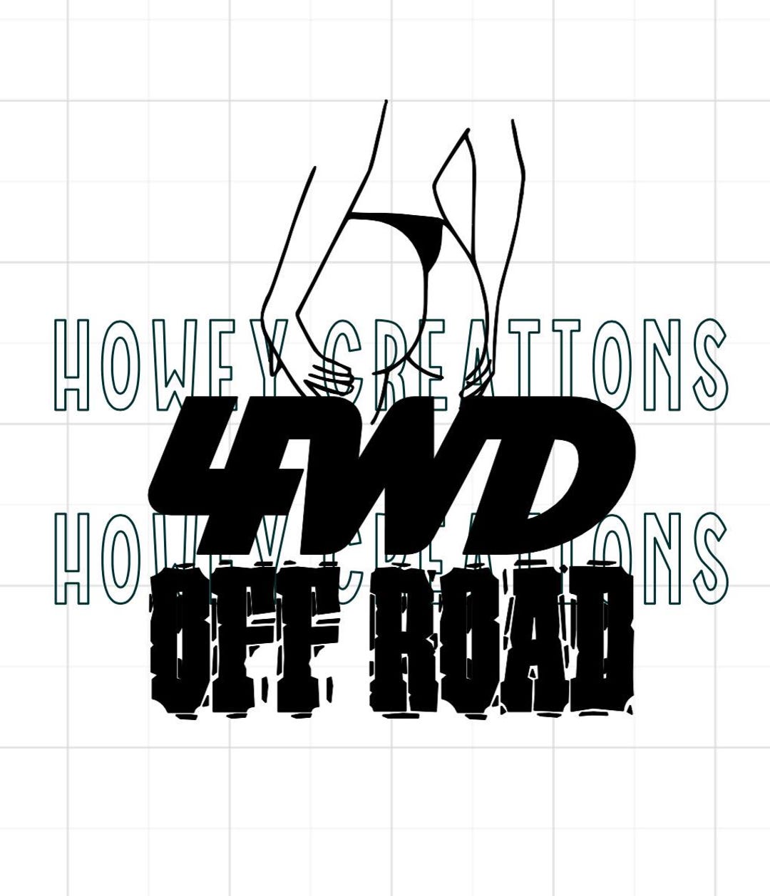 4WD OFF ROAD BIKINI Decal - Etsy