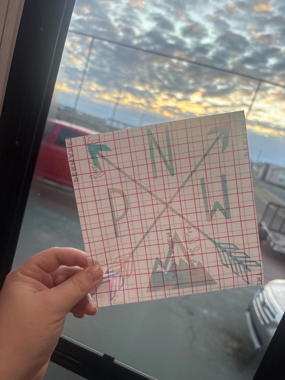 Pnw White Holo 6 Inch Width Vinyl Decal *READY TO SHIP* - Etsy