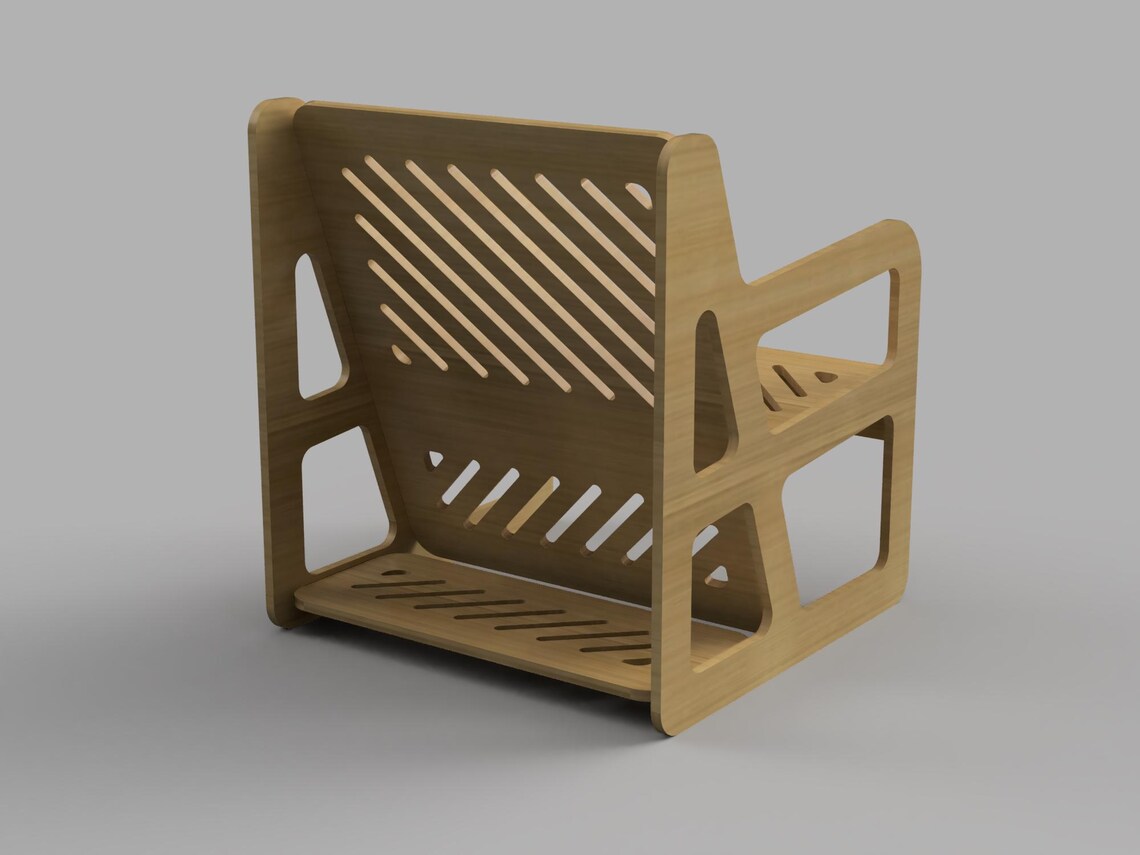 Chair digital Files for Download, CNC Furniture Files, Scandinavian ...