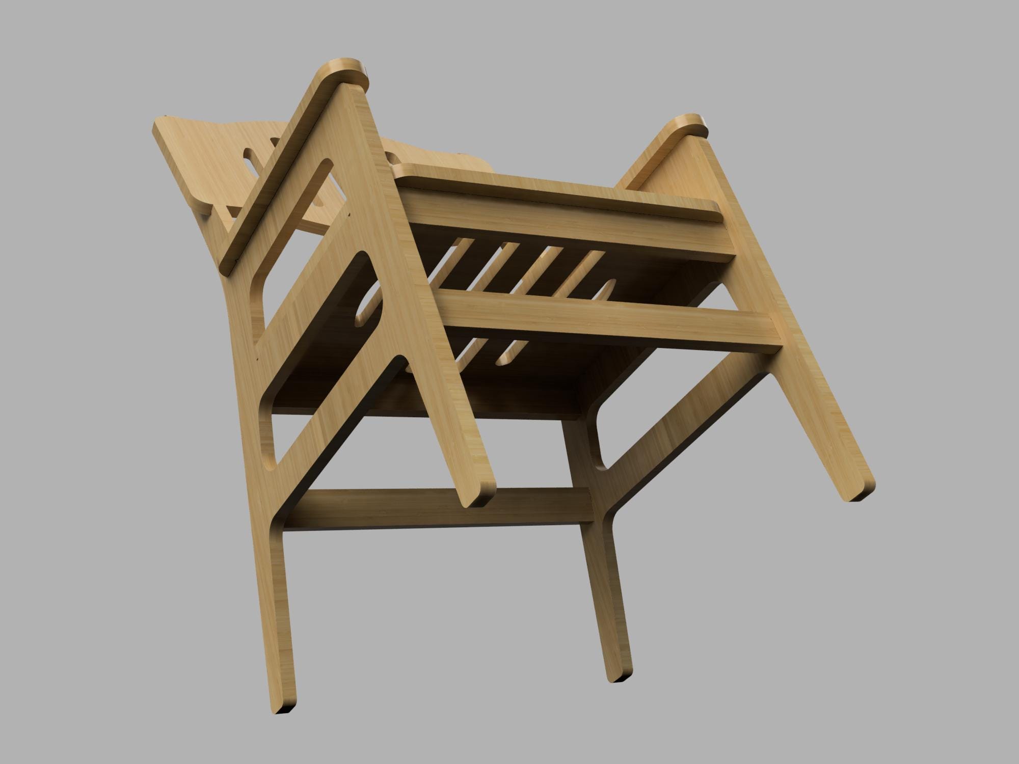 Chair digital Files for Download, CNC Furniture Files, Scandinavian ...