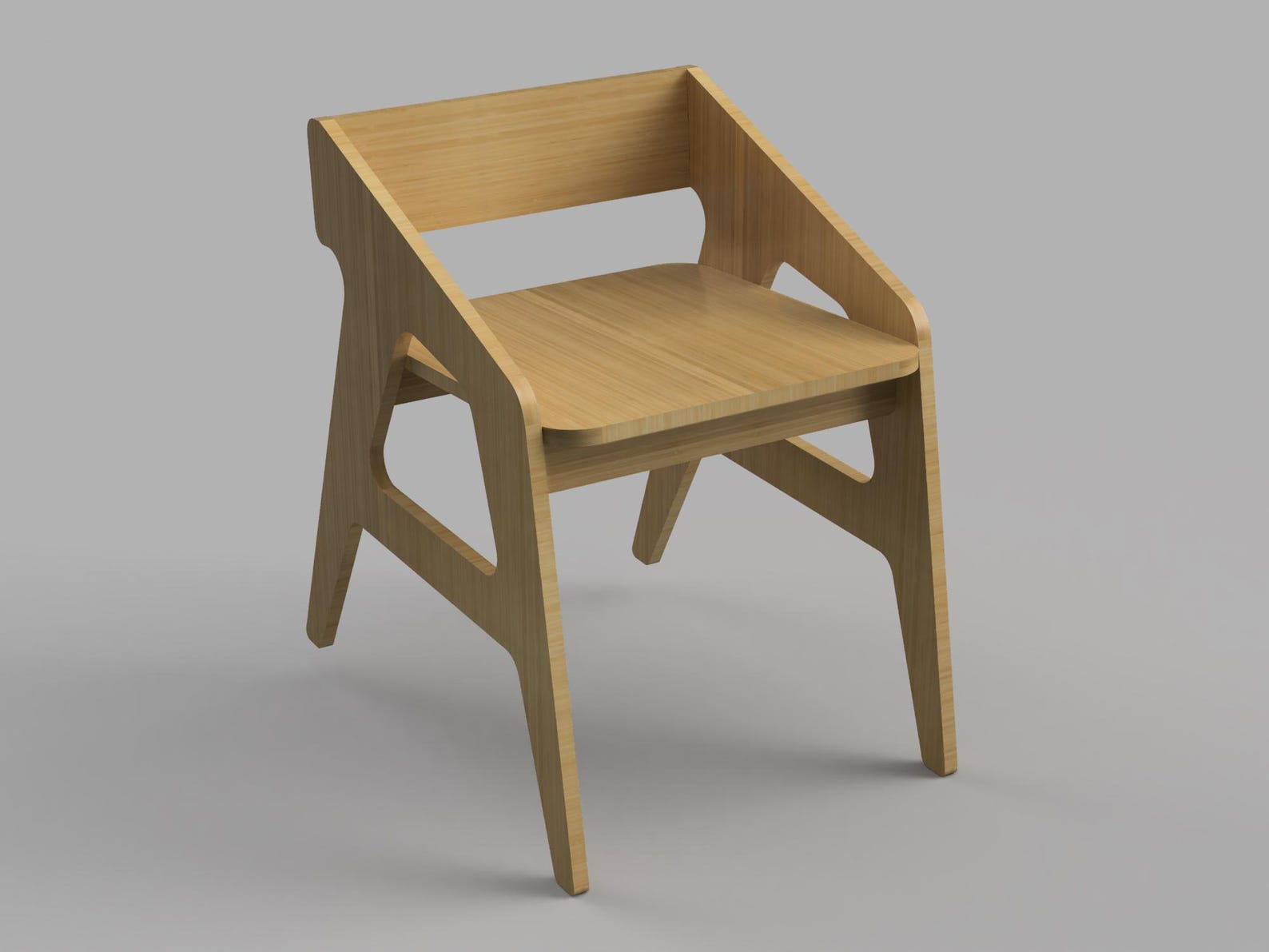 Chair (digital Files for Download, CNC Furniture Files, Scandinavian ...