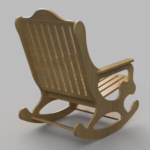 Rocking Chair (digital Files for Download, CNC Furniture Files ...